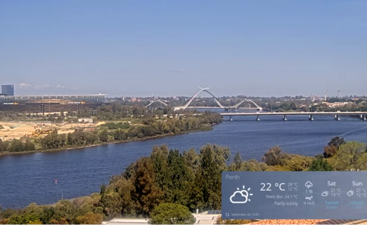Swan River, Perth, Perth, Australia – Live Webcams