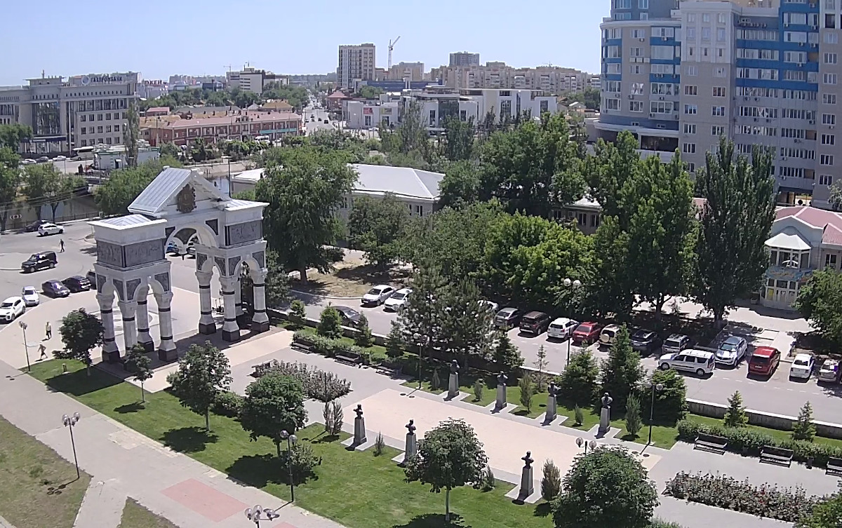 Peter I Monument, Astrakhan, Astrakhan, Astrakhan Oblast, Russia – Live ...